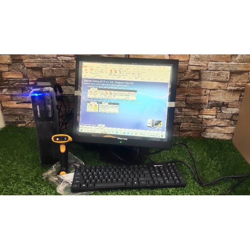 Jual PC KASIR KOMPLIT WEARNES IPOS4 SACNER BARCODE New Bergaransi 1 ...
