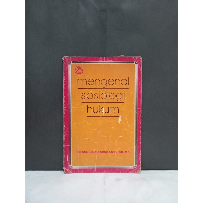 Jual Buku Mengenal Sosiologi Hukum - Dr. Soerjono Soekanto SH, MA. | Shopee Indonesia