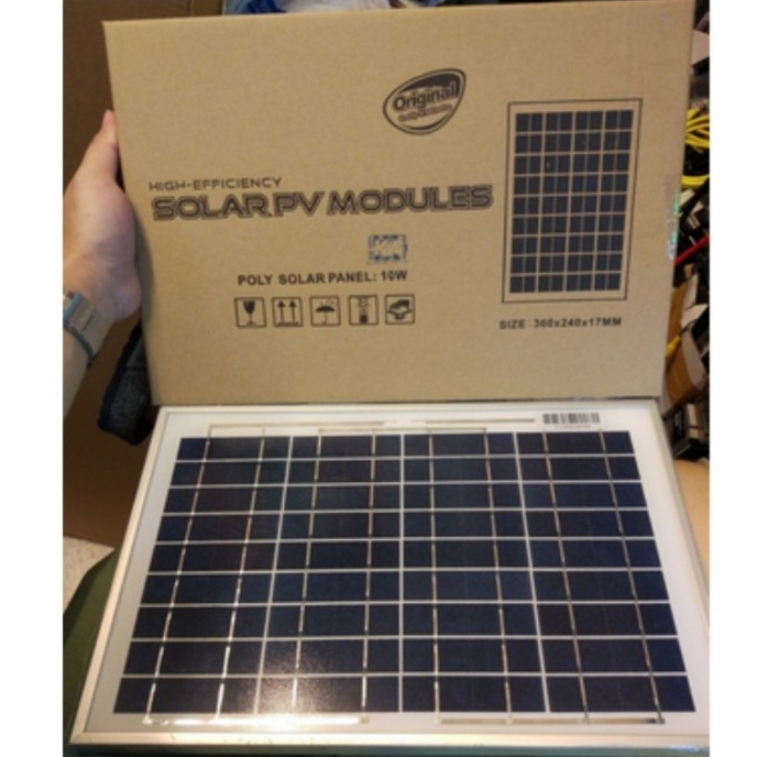 Jual Panel Surya Solar Cell 10WP MonoCrystalline 10 WP Mono Great ...