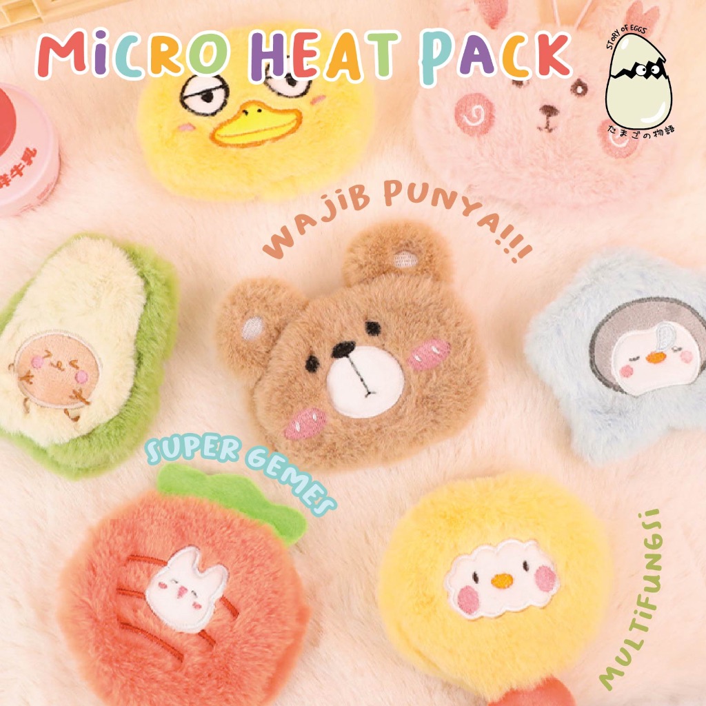 Jual Disposal Micro Cute Aesthetic Heating Pad Hot Heat Pack Kompres ...
