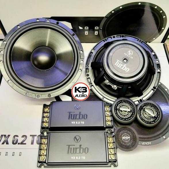 Jual Speaker Venom Turbo Original VX 6.2 TO / VX6.2TO / VX 6.2TO 6,5 Inch Split 2 Way | Shopee ...
