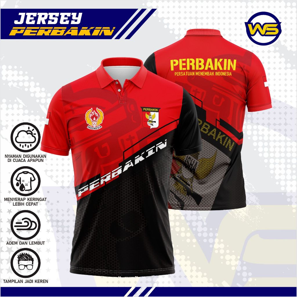 Jual JERSEY POLO PERBAKIN FULLPRINT / WANGKI PERBAKIN FULLPRINT ...