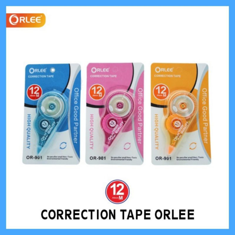 Jual ORLEE Correction Tape Tipe x kertas | Shopee Indonesia