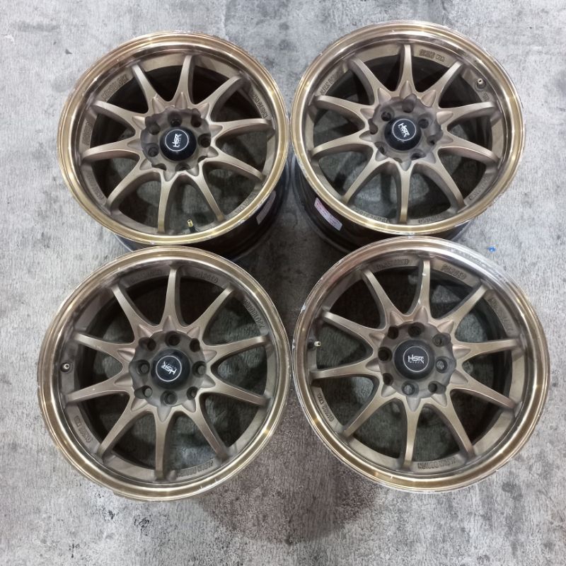 Jual VELG HSR HIROSHIMA (CE28) R15 BAUT 4X100/114.3 BRIO DATSUN MARCH ...