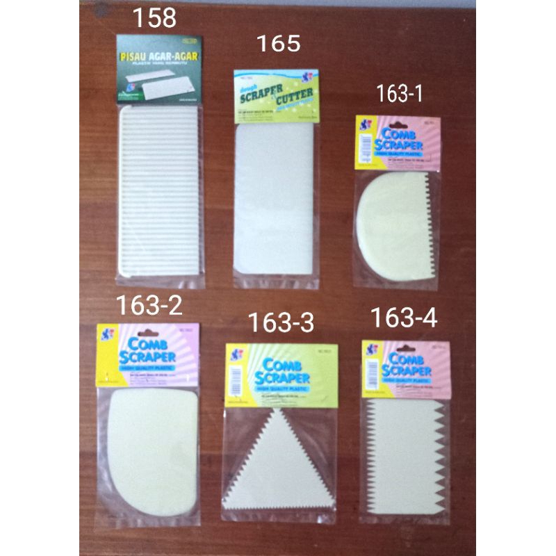 Jual pisau agar-agar / scraper cutter / comb scraper / scraper plastik ...