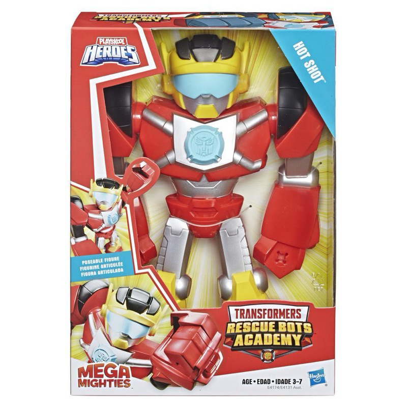 Jual PLAYSKOOL HEROES MEGA MIGHTIES TRANSFORMERS RESCUE BOTS HOT SHOT ORIGINAL HASBRO | Shopee ...