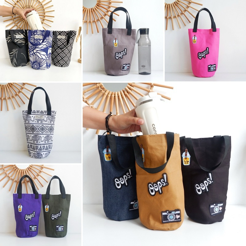 Jual Tumbler Bag - Tas Tumblr Tumbler Botol Minum Botol Kopi Lunch Bag ...