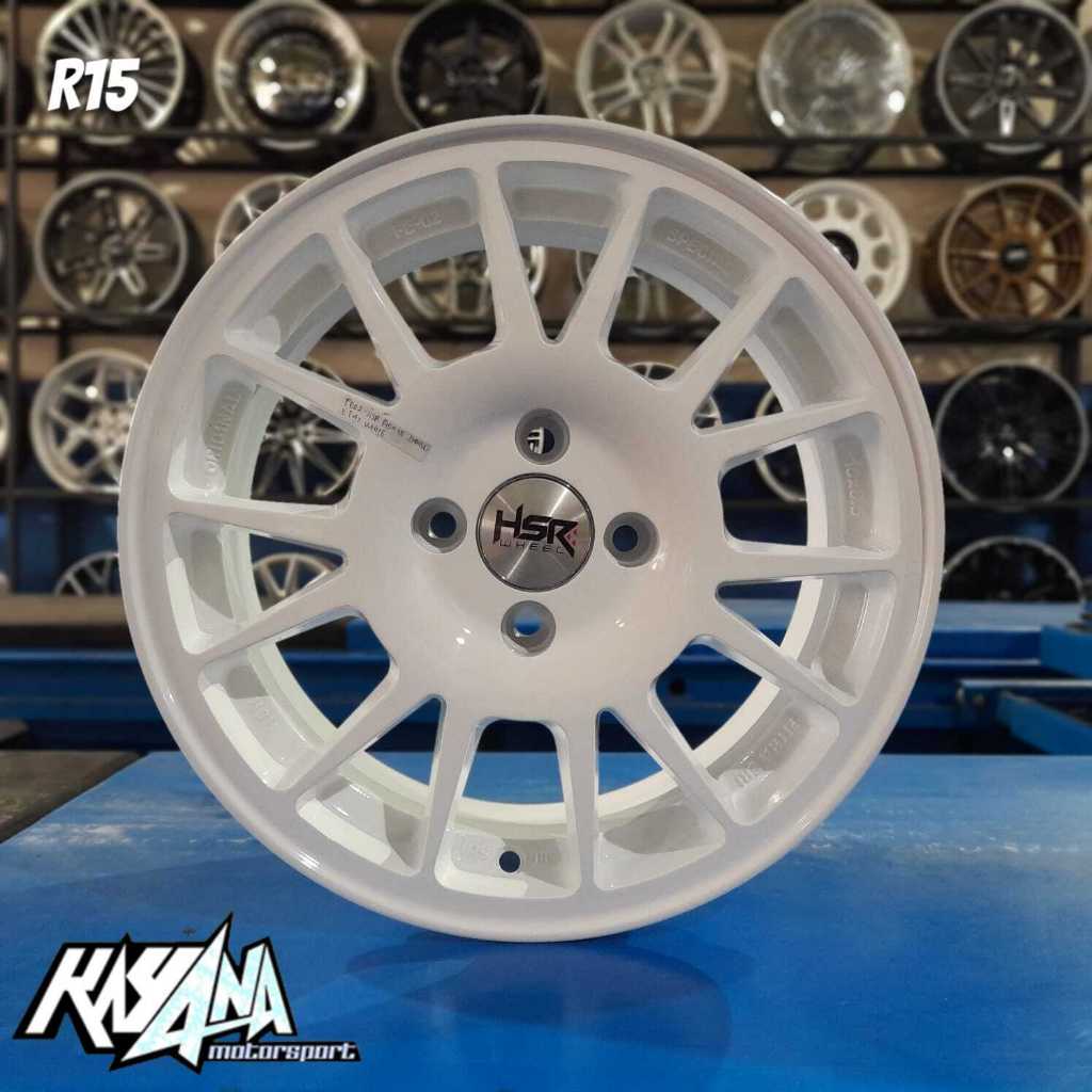 Jual Velg Hsr Ring 15 Pcd 4x100 Lebar 65 Velg Mobil Model Rally R15 ...