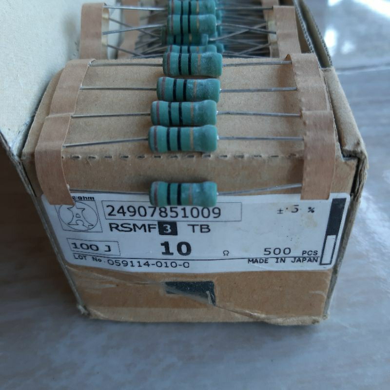 Jual RESISTOR 10R 10 OHM 2WATT JAPAN ORIGINAL | Shopee Indonesia