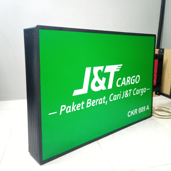 Jual Neon box kotak J&T express/cargo Ukuran 60cm x 95cm - 2 sisi ...