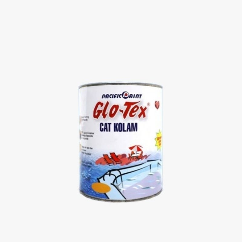 Jual Cat Kolam Glo Tex Pacific Paint Glotex Biru Cat Kolam Ikan Cat ...