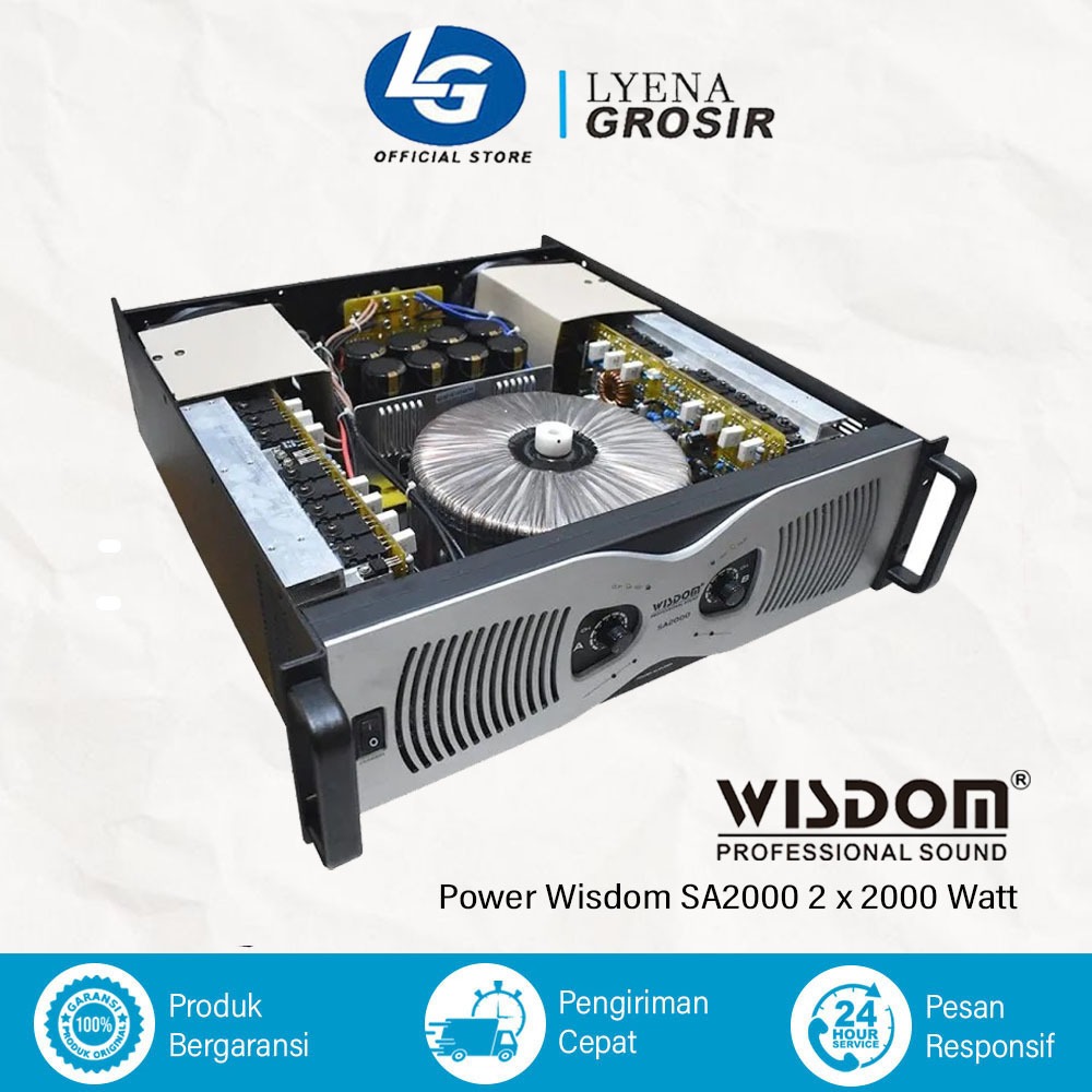 Jual POWER WISDOM SA2000 SA 2000 2 x 2000 WATT ORIGINAL | Shopee Indonesia