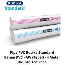 Jual PIPA RUCIKA AW 1/2 INCH BIRU 4 METER | Shopee Indonesia