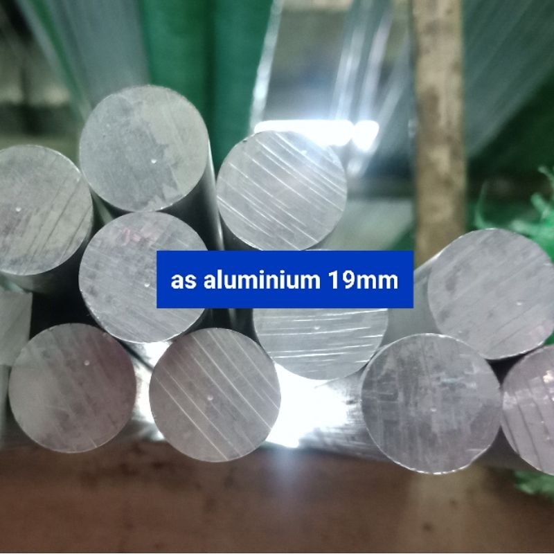 Jual As Aluminium diameter 19mm / As alumunium harga utk per 10cm ...