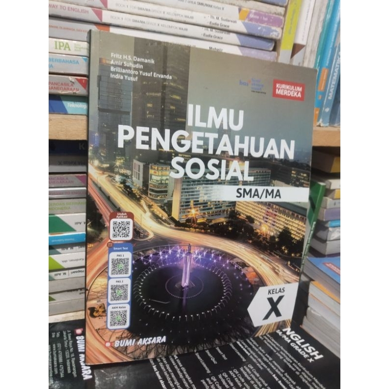 Jual BUKU ILMU PENGETAHUAN SOSIAL KELAS 10/X/1 SMA/MA BUMI AKSARA KURMER KURIKULUM MERDEKA ...