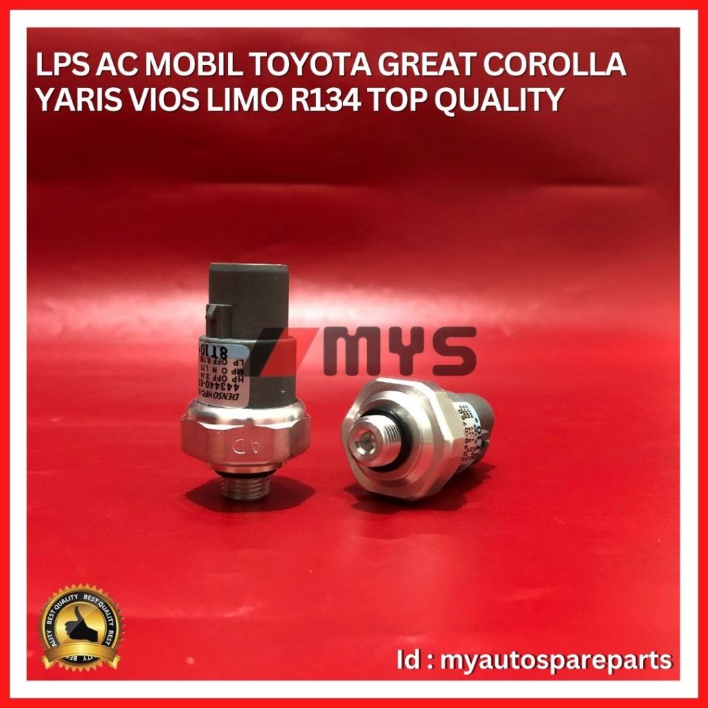 Jual Low Pressure Switch LPS AC Mobil TOYOTA Great Corolla Yaris Vios Limo Soluna R134 TOP ...
