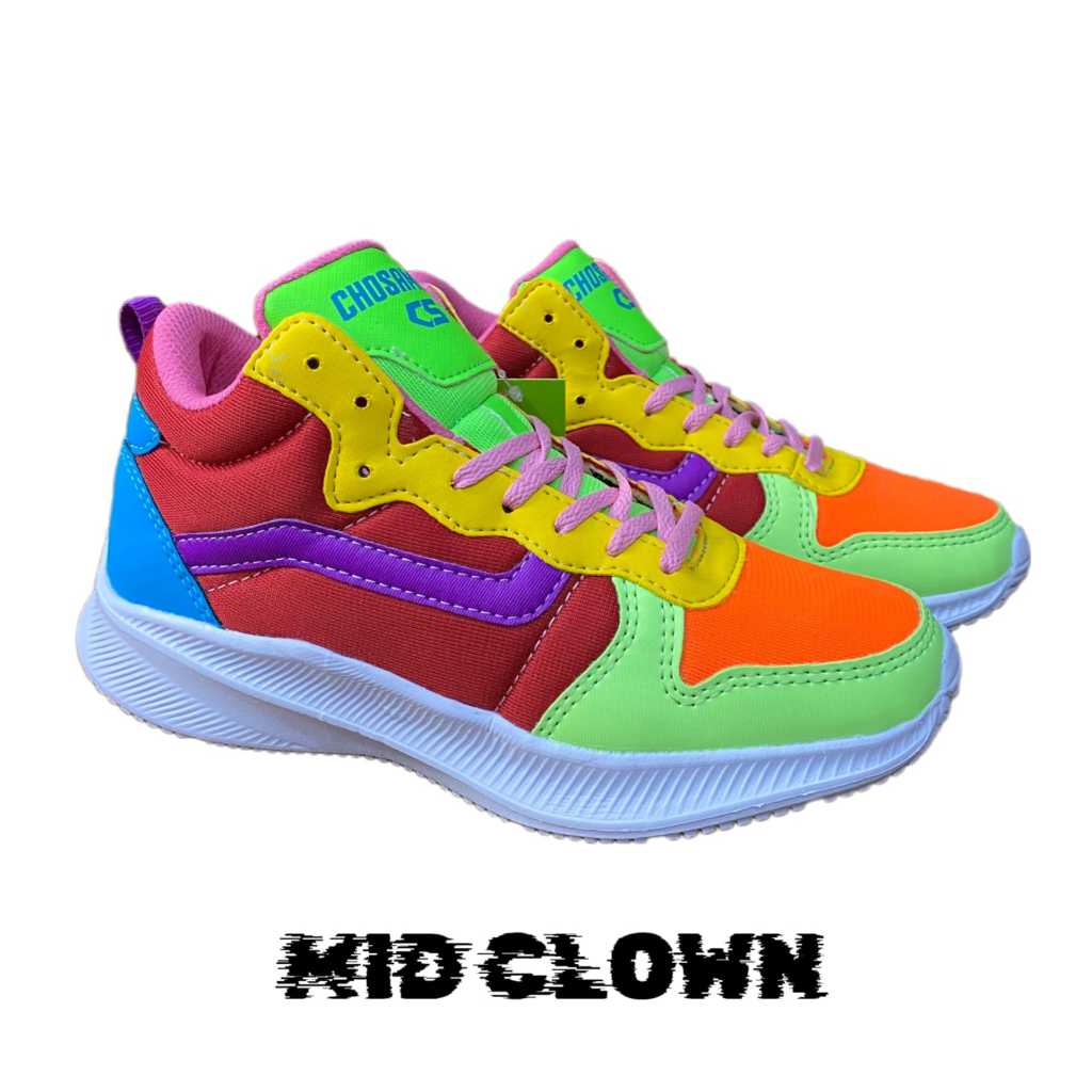 Jual CHOSAMON Mid Top Clown Badut - Sepatu Olahraga Senam Zumba ...
