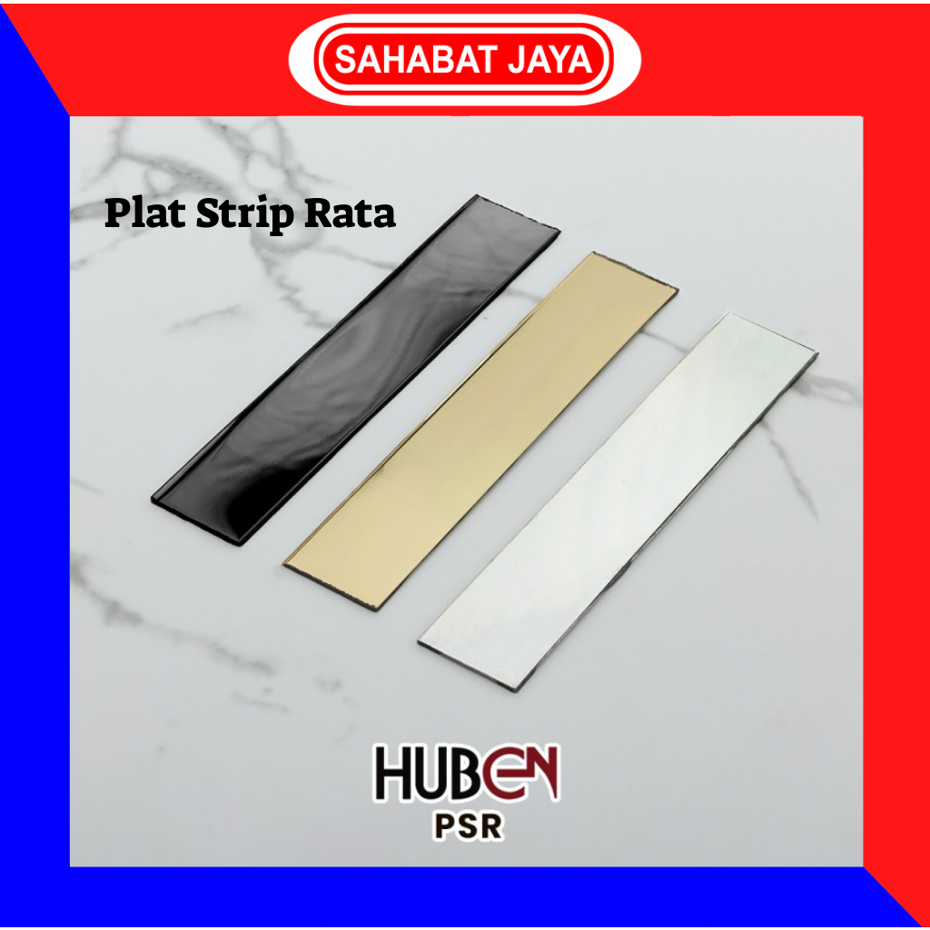 Jual Huben Plat Strip Rata List Lis Stainless Steel Panjang 3,05 m ...