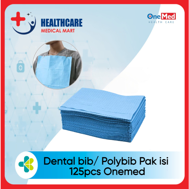 Jual Dental bib / Poly bib Onemed Pak isi 125pcs | Shopee Indonesia