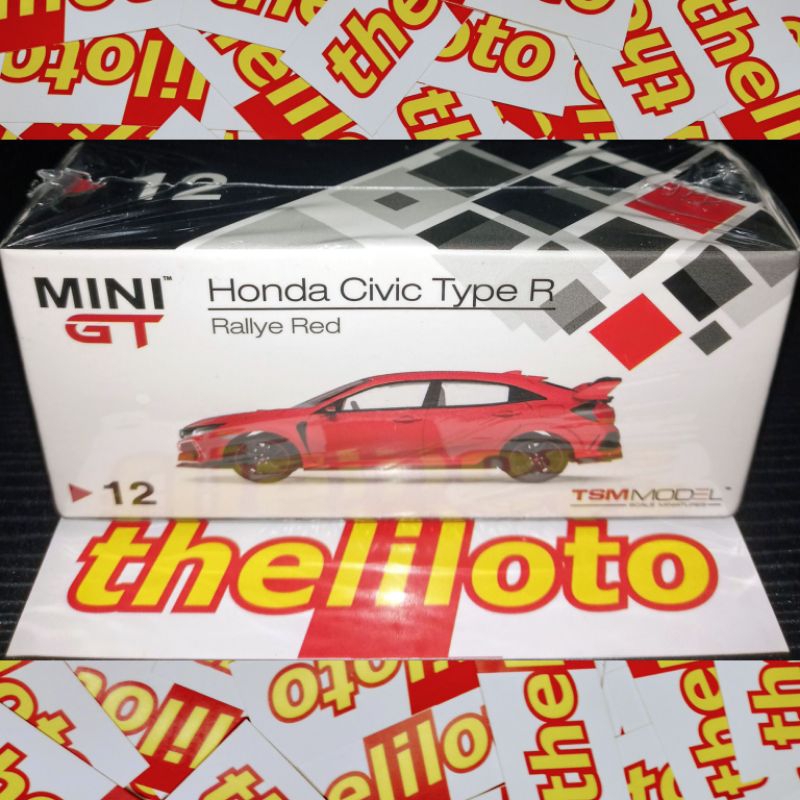 Jual MINI GT HONDA CIVIC TYPE R RALLYE RED 12 MGT MINIGT | Shopee Indonesia