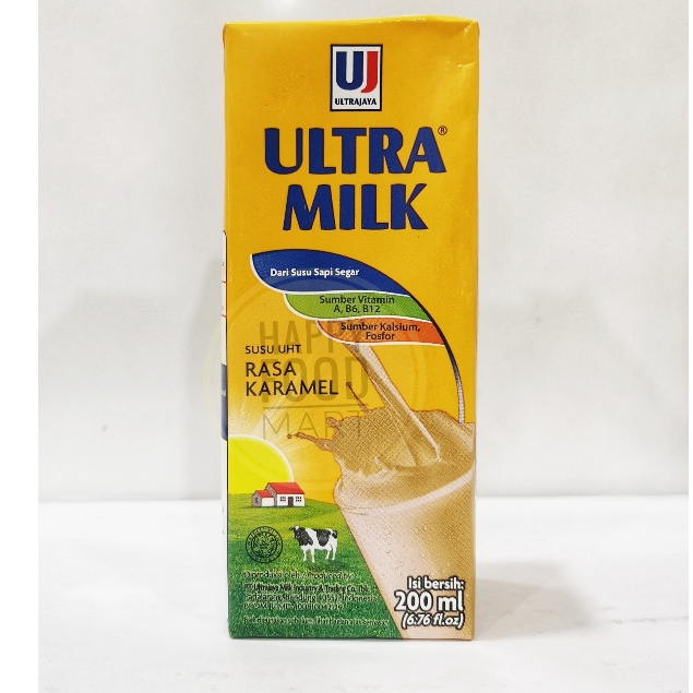 Jual [HALAL] ULTRA MILK 200 ML/ULTRAMILK DUS/SUSU ULTRA KARTON/FULL ...