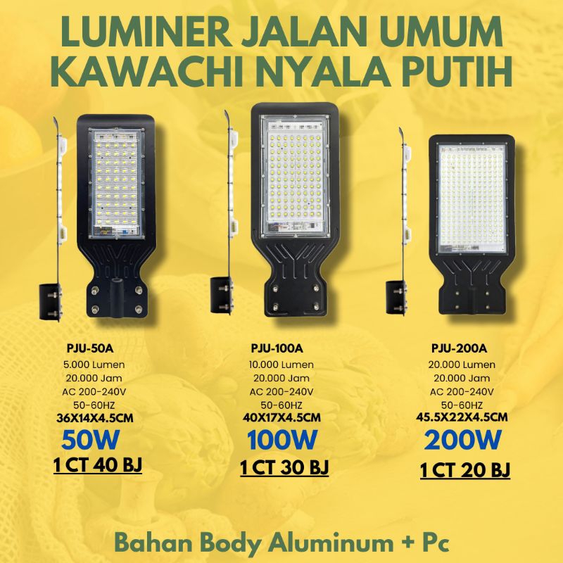 Jual Lampu Luminer Jalan Umum Kawachi Nyala Putih | Shopee Indonesia