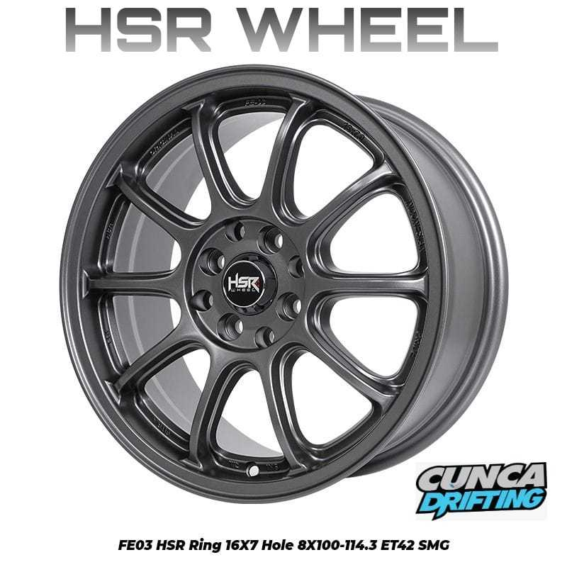 Jual Velg Racing R16 HSR FE03 For Jazz Mobilio Yaris Ignis Swift Pelek ...