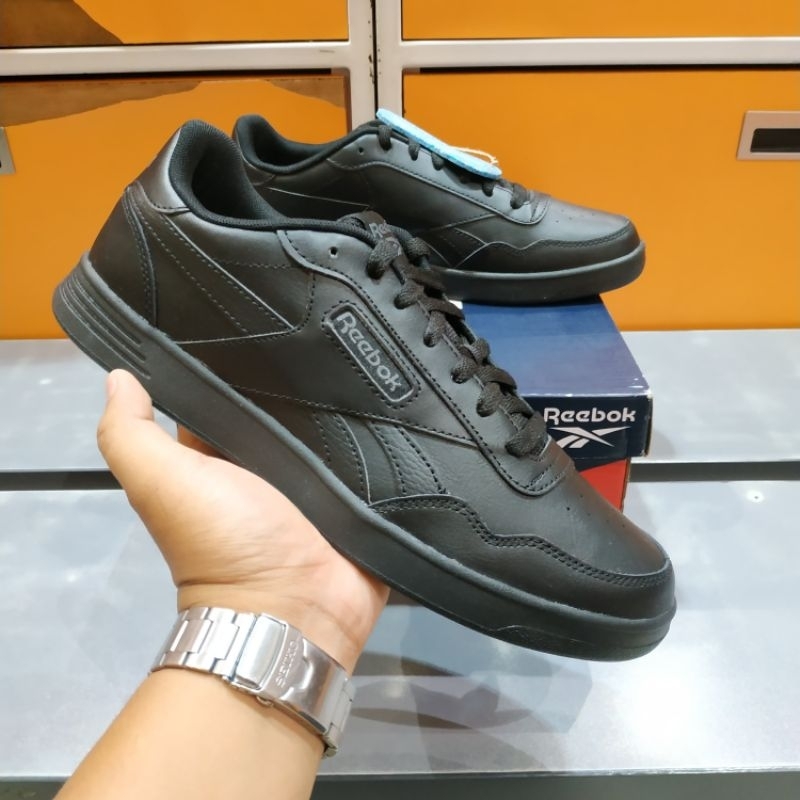 Jual Sepatu Reebok Court Advance Full Black Original Resmi Map | Shopee ...
