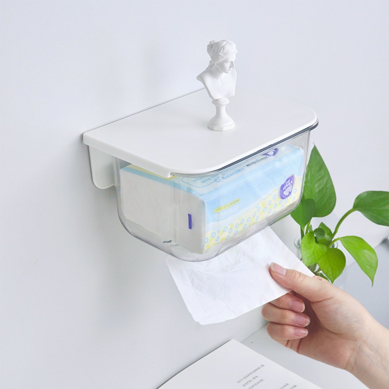 Jual Hanging Tissue Roll Box / Kotak Tempat Tissue Gulung Putih ...