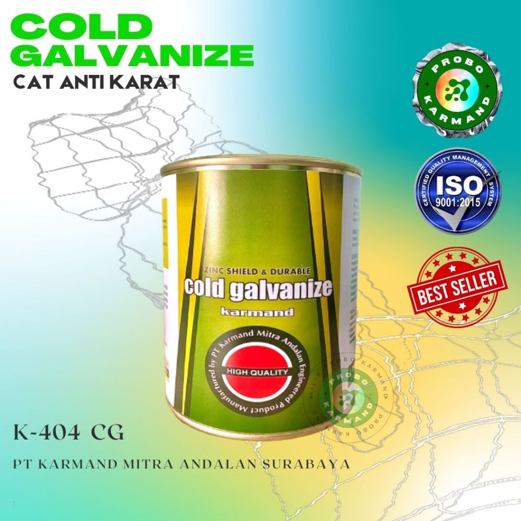 Jual Zinc Cold Galvanize 1 liter cat dasar anti karat Karmand K404CG ...