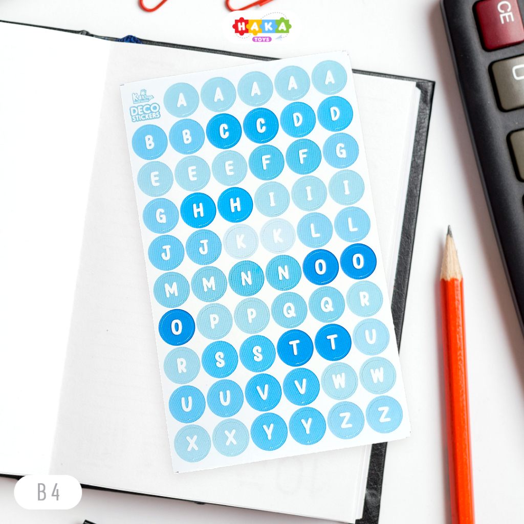 Jual Sticker Deco Huruf / Letter Sticker Tumblr Dekorasi DIY Scrapbook ...