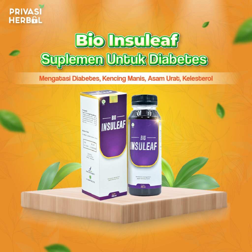 Jual SUPLEMEN Bio Insuleaf HERBAL BERKHASIAT UNTUK DIABETES ASAM URAT ...