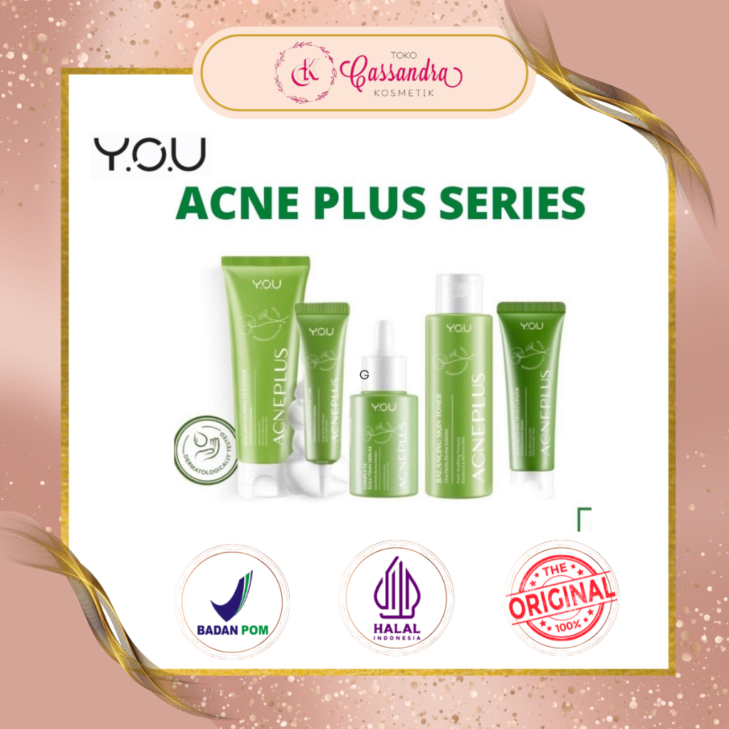 Jual YOU ACNE PLUS CICA HERBS DERMA SOLUTION - TONER / SPOT CARE ...