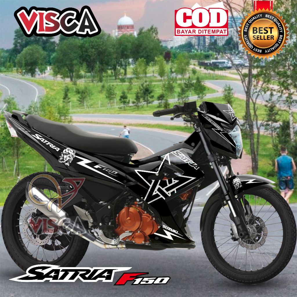 Jual Decal Satria Fu Facelift 2014 Full Body Stiker Satria Fu Facelift ...