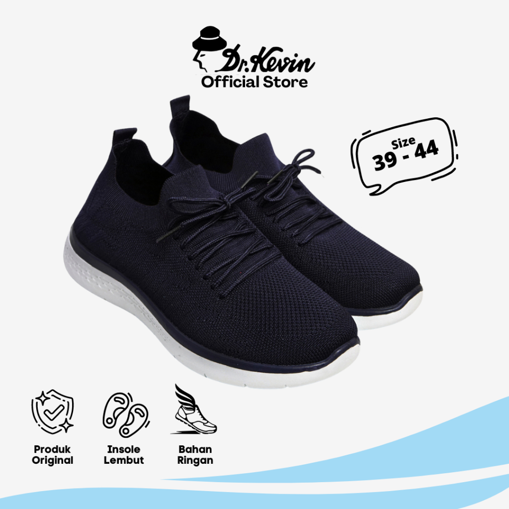Jual Dr. Kevin Sepatu Sneakers Sport Olah Raga Pria Kets 889-061 ...