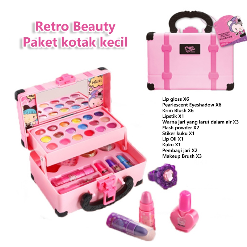 Jual ZCTOY Mainan Make Up Set Girl Pretend Play Untuk Gadis Ulang Tahun ...