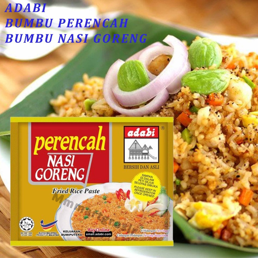 Jual Adabi / Bumbu Perencah / Bumbu Masak Nasi Goreng / 30gr | Shopee ...