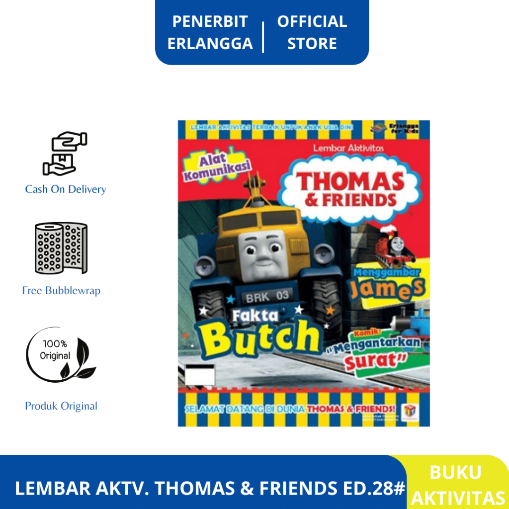 Jual BUKU AKTIVITAS ANAK: LEMBAR AKTV. THOMAS & FRIENDS ED.28# | Shopee Indonesia