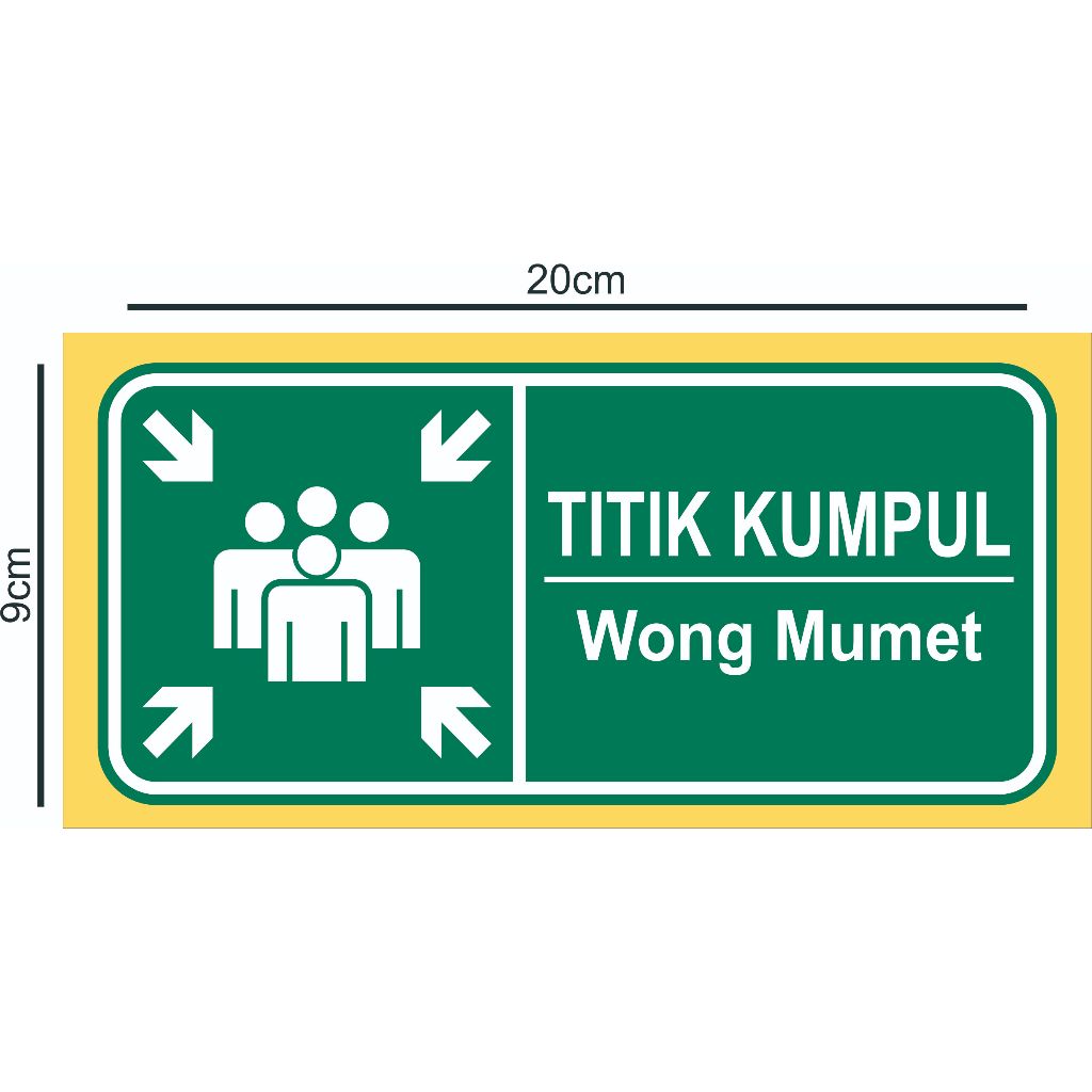 Jual cuttng stiker titik kumpul wong mumet | Shopee Indonesia