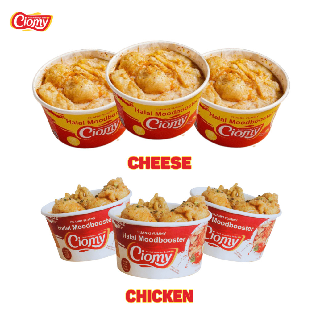 Jual CIOMY Cuanki Lidah Pedas Yummy Instan Viral Kereta Api KAI Rasa ...