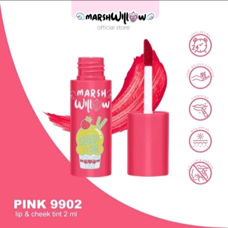 Jual MARSHWILLOW Sweet Sensation Lip and Cheek Tint by Natasha Wilona ...