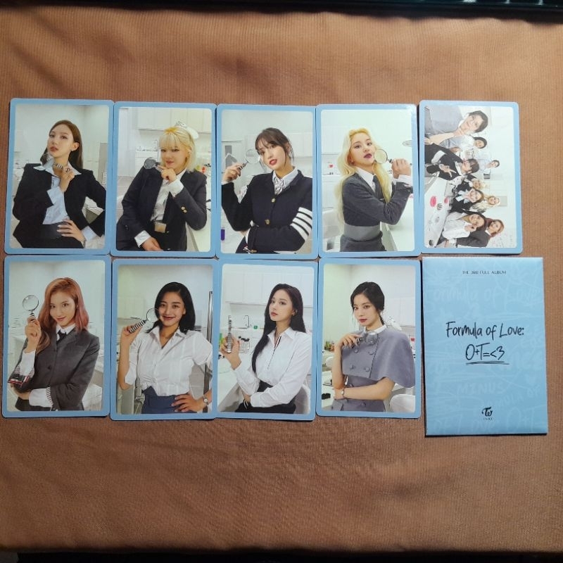 Jual [TWICE] Photocard Benefit Twice / POB Formula Of Love Nayeon Jeongyeon Momo Chaeyoung Sana ...