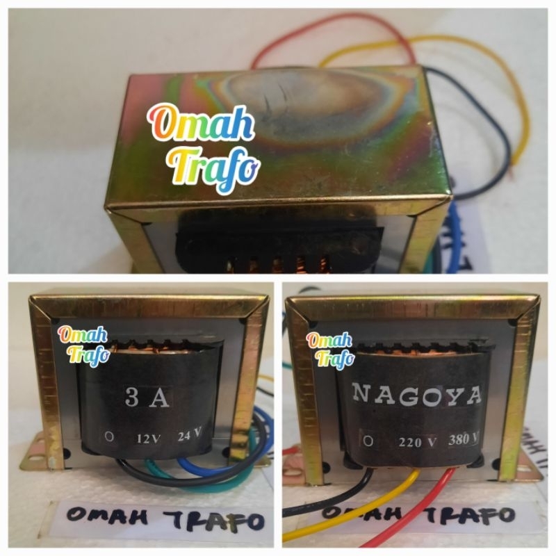 Jual trafo step down 3 ampere 220 380v / 12 24v model kabel | Shopee Indonesia