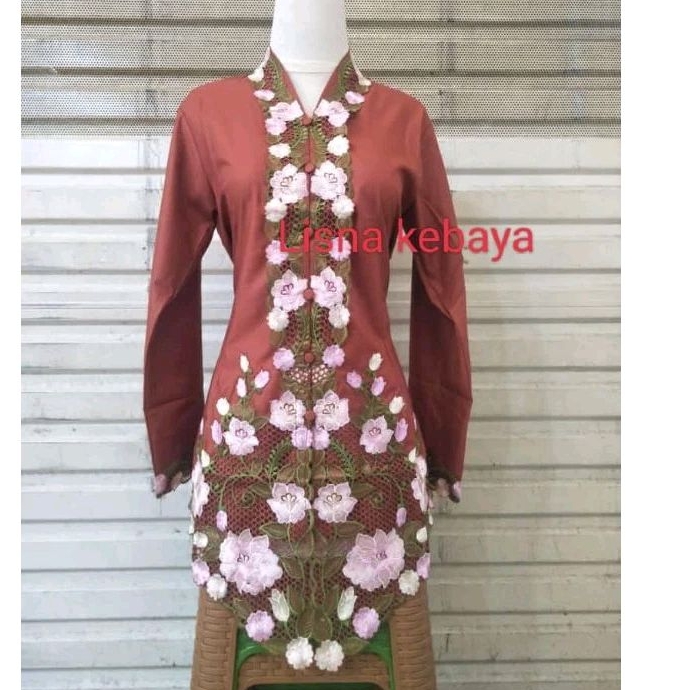 Jual Realpict Kebaya Encim Dewasa Kebaya Encim Modern Kebaya Betawi ...
