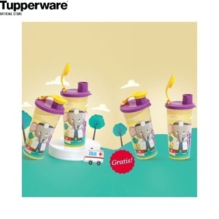 Jual TUPPERWARE BOTOL MINUM PLASTIK ANAK FUN TUMBLER ELEPHANT | Shopee ...