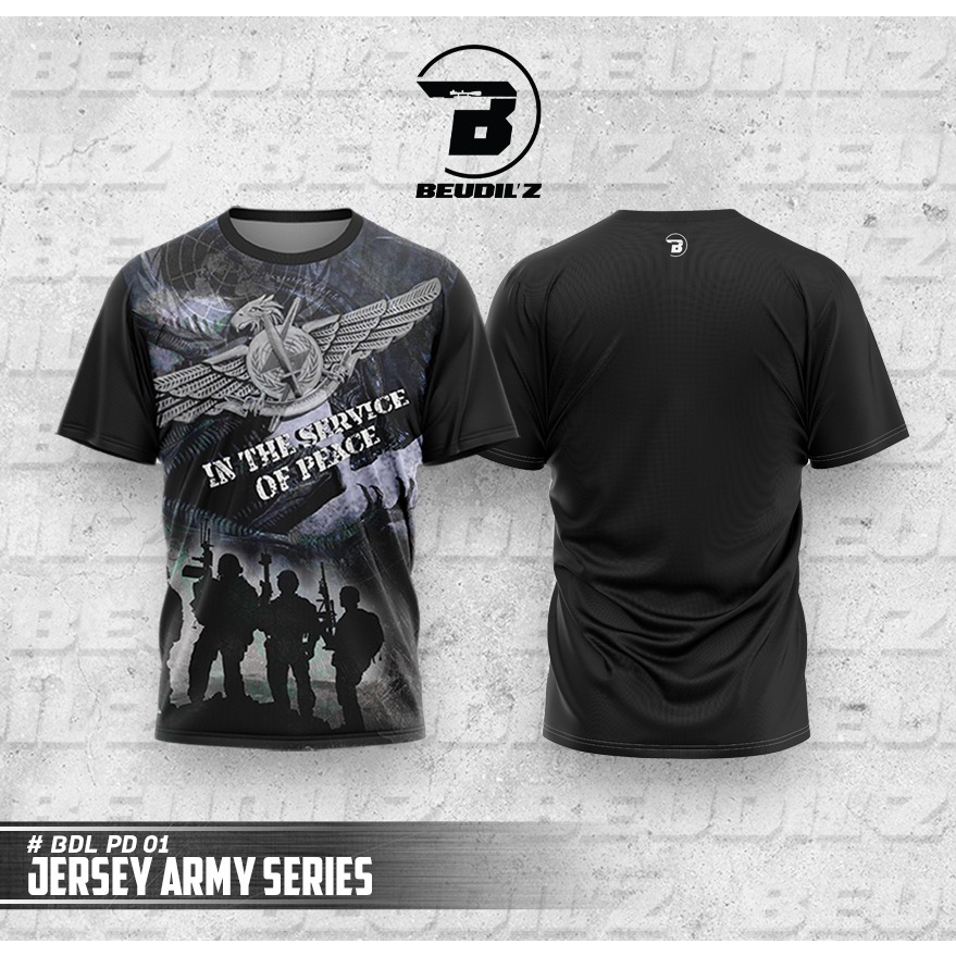 Jual JERSEY ARMY SERIES SINGGLE PRINT MOTIF ARMY UN RDB KONGO/KAOS ARMY ...