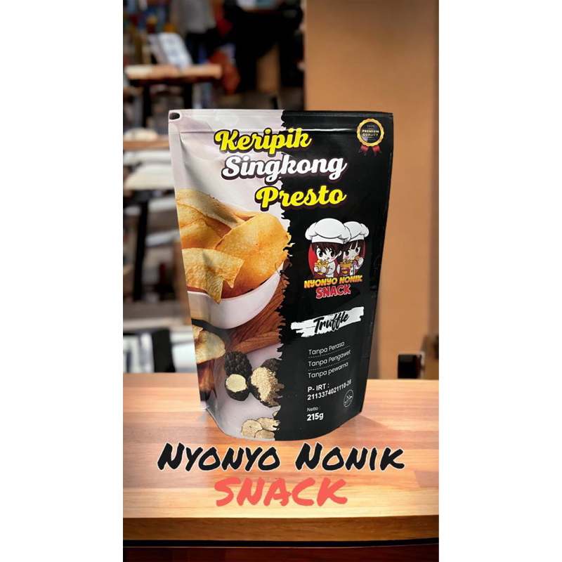 Jual Nyonyo Nonik Snack Keripik Singkong Presto Rasa TRUFFLE | Shopee ...