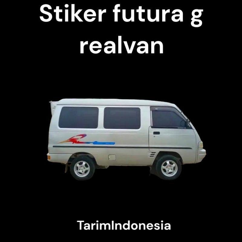 Jual sticker stiker list strip body minibus suzuki futura g real van ...