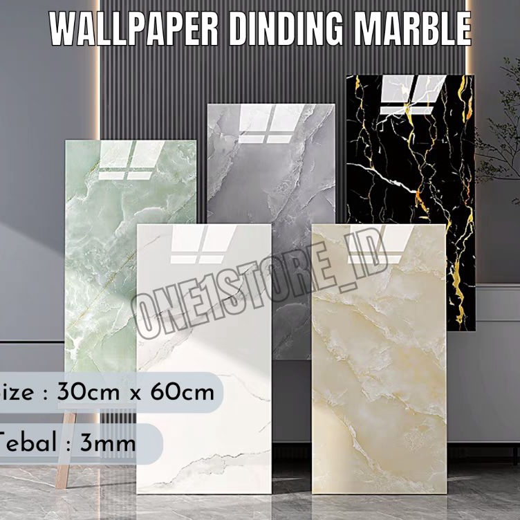 Jual KODE WZW852 Wallpaper Dinding Vinyl Marble 30 x 60cm Stiker ...