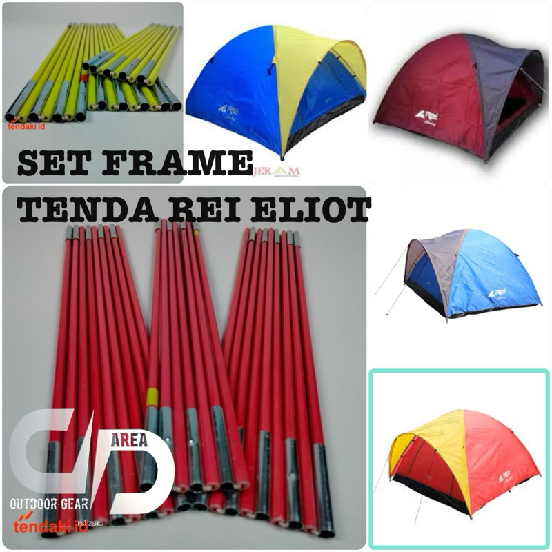 Jual rangka tenda rei eliot 4 p bingkai tenda fiber frame tenda ...